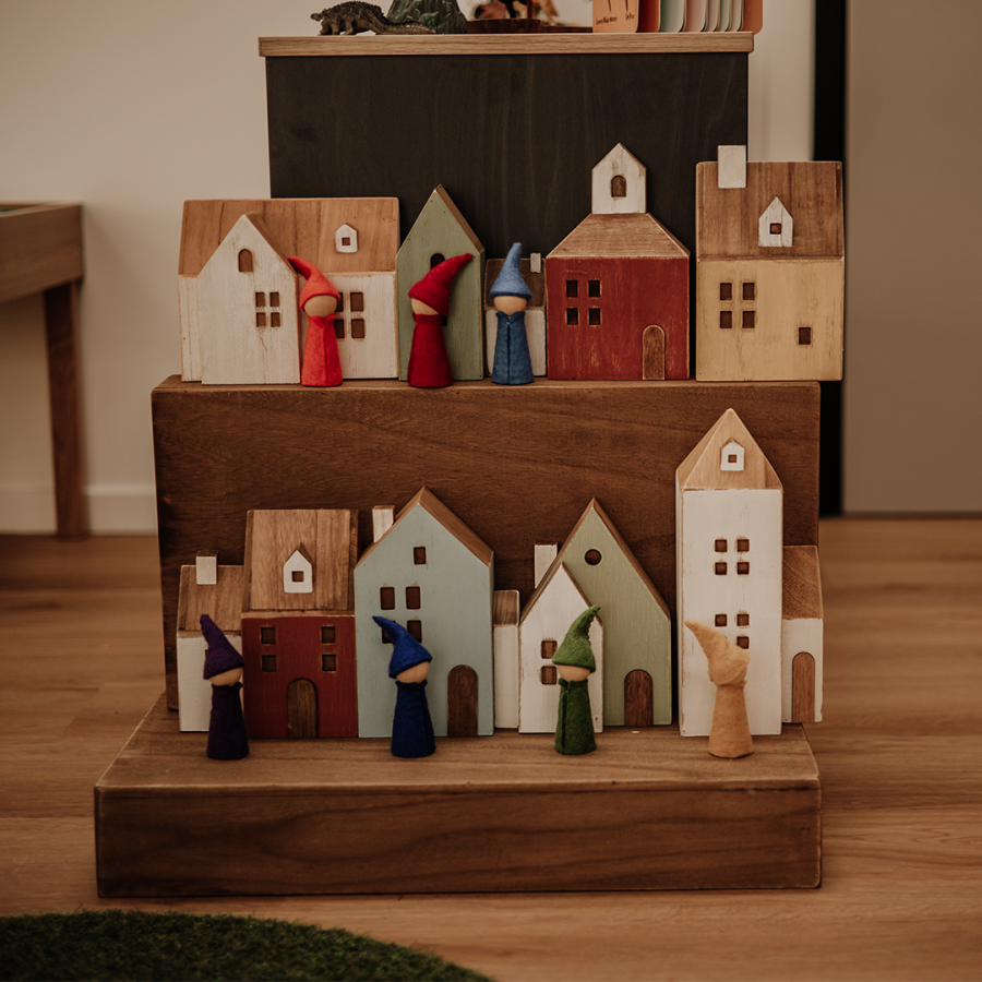 Pastel Town Houses (10pcs) - Step4