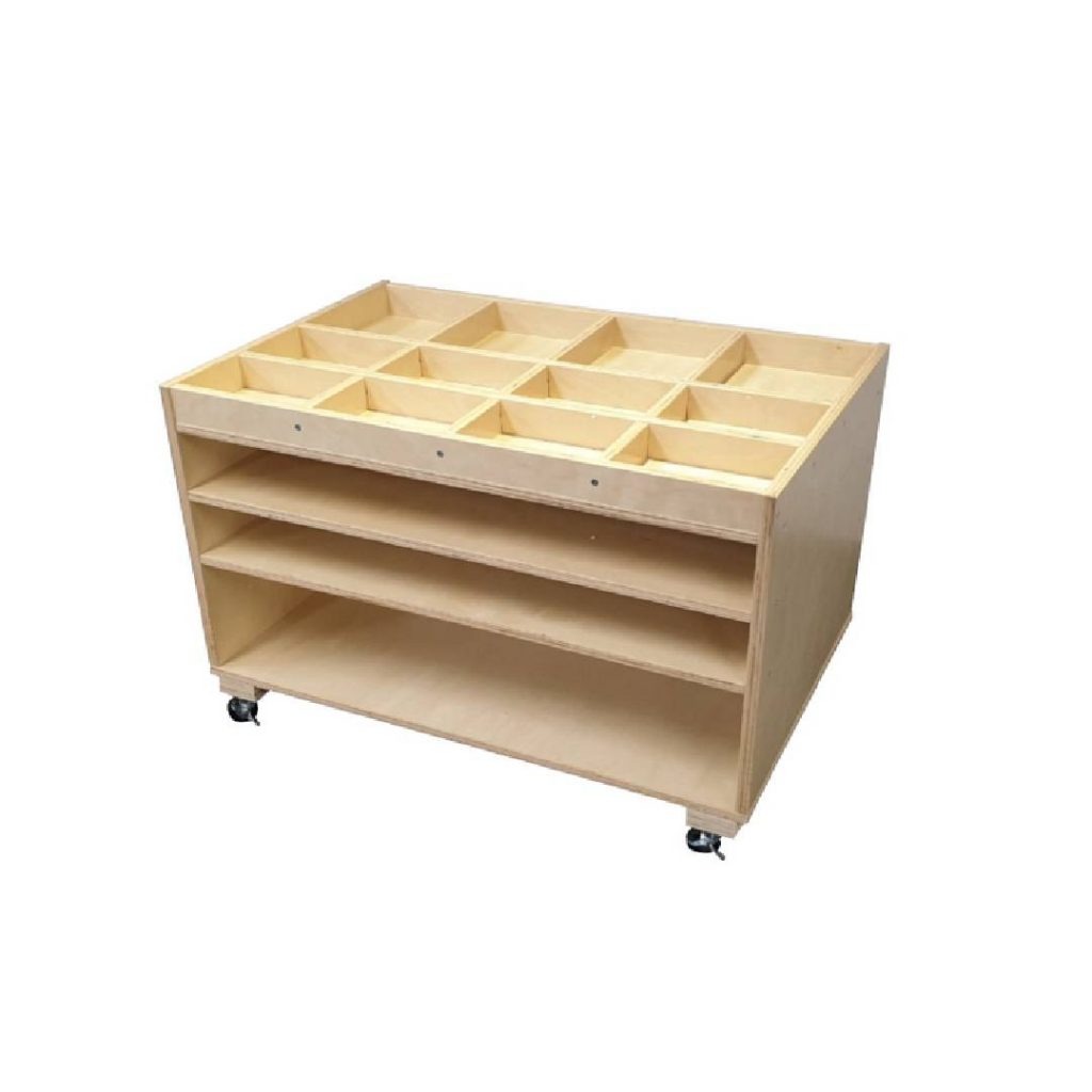 Birchwood Art Storage Trolley - Step4