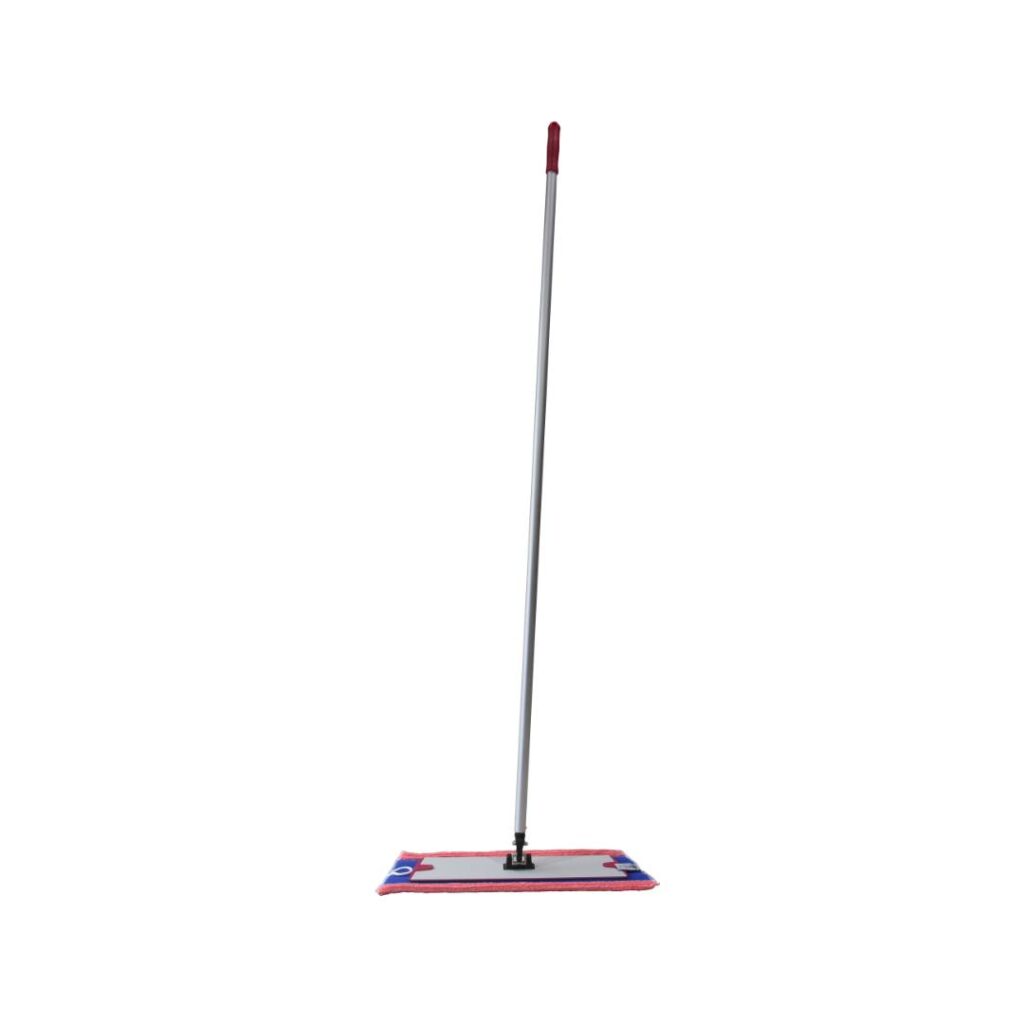 Red Microfibre Floor Mop - Step4