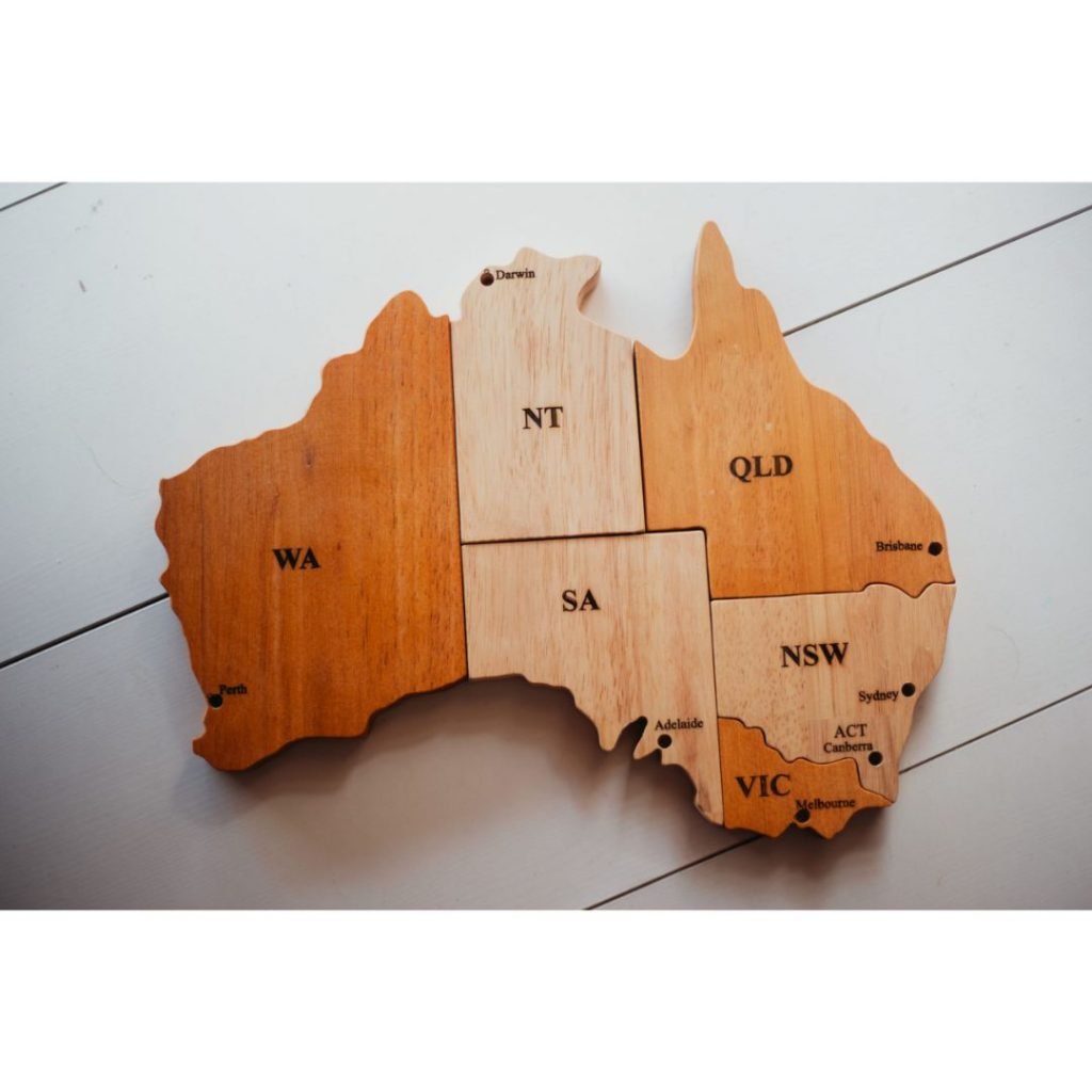 Australian Map Puzzle Play Set - Step4