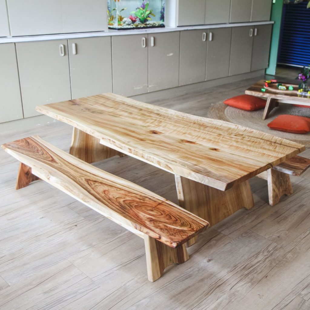 Grangewood Timber 180cm Table with 2 Bench Seats - Step4