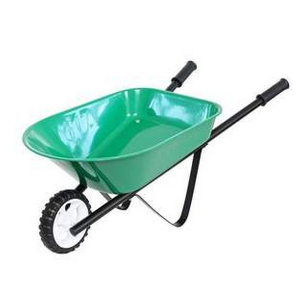 Metal Wheelbarrow - Green - Step4