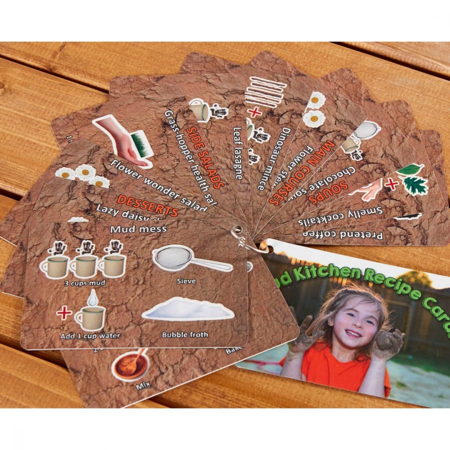 Natureplay Waterproof Mud Pie Recipe Cards - Step4