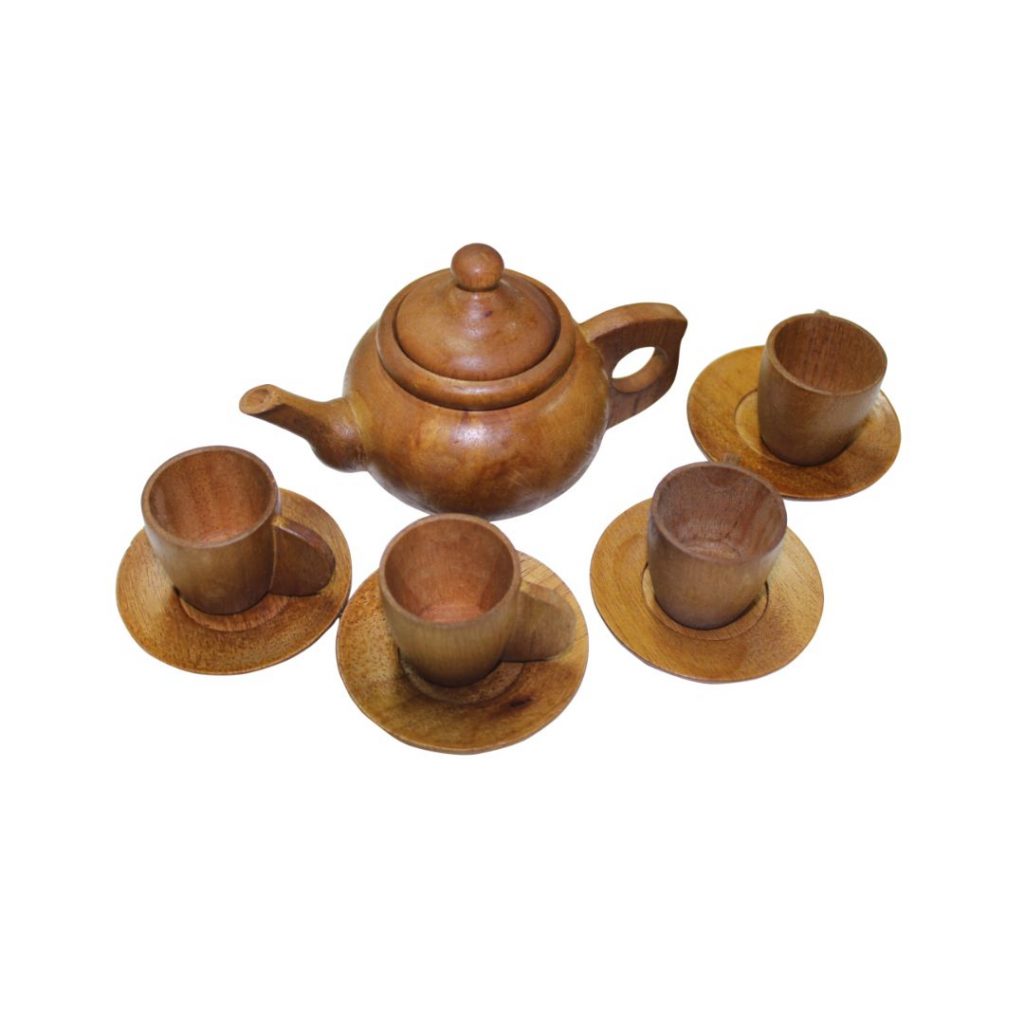 Natureplay Natural Mud Pie Tea Set (16pcs) - Step4