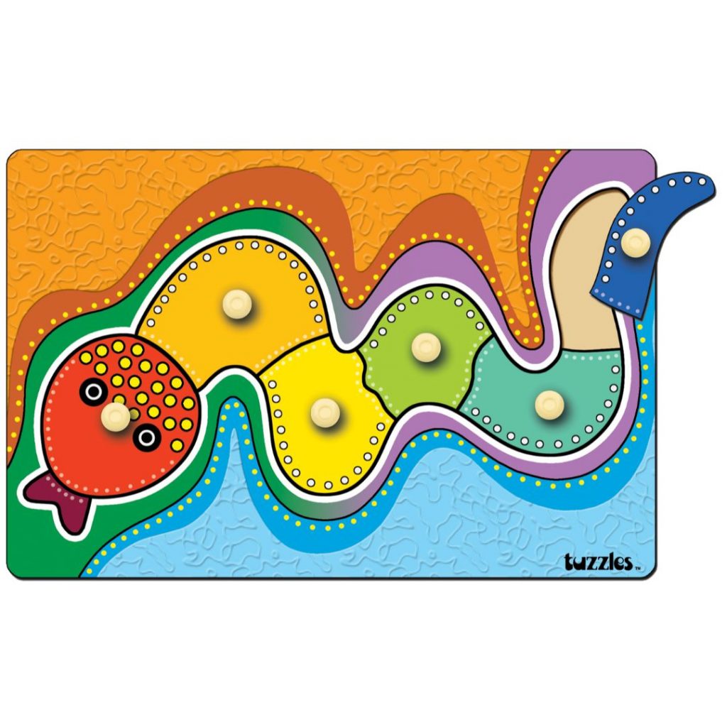 The Rainbow Serpent Knob Puzzle (6pcs) - Step4
