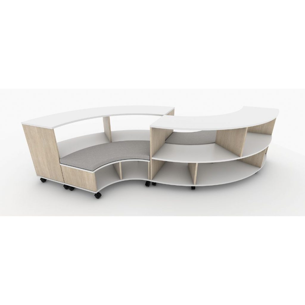 FlexaDesign Curved Interior Ottoman Bench - Step4