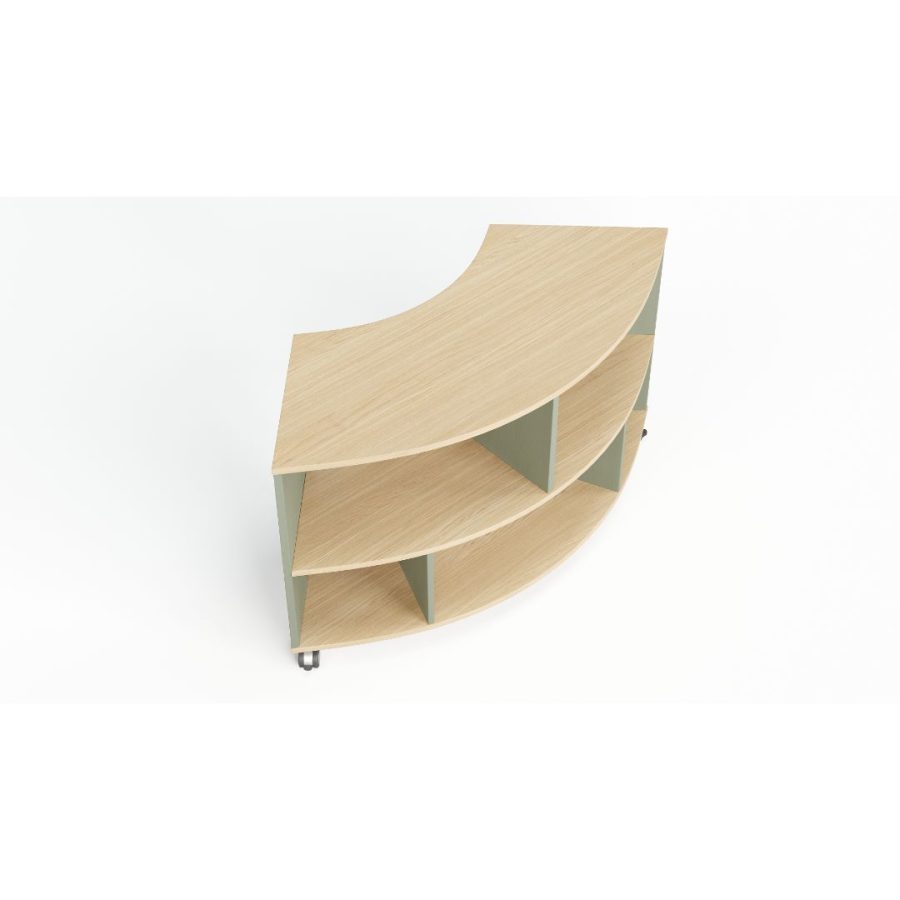 NaturalDesign Low Curved Shelf Unit - Step4