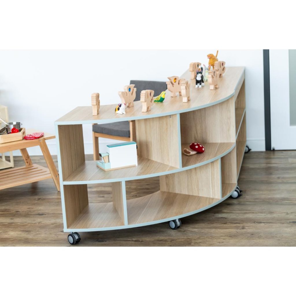 NaturalDesign Low Curved Shelf Unit - Step4
