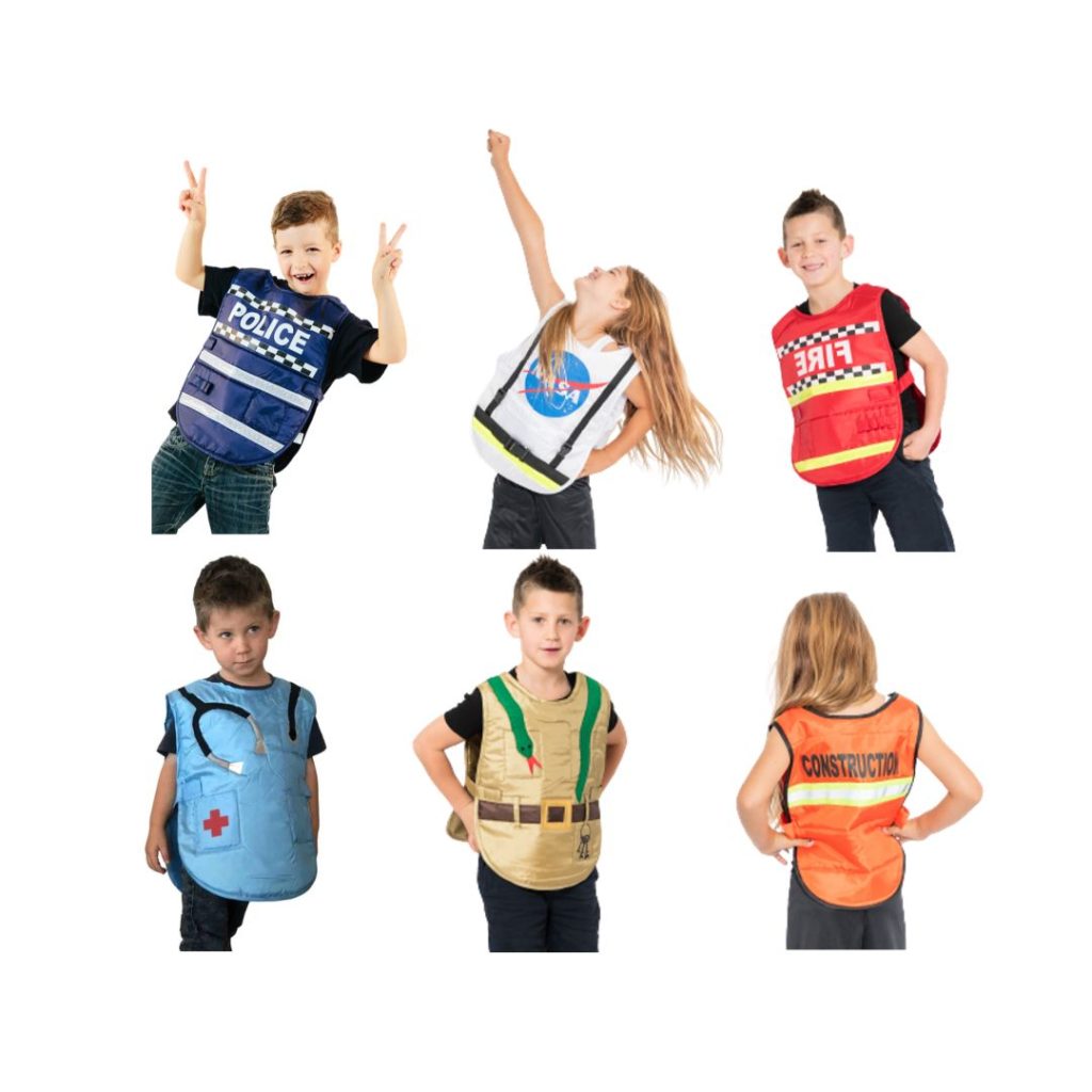 Occupation Vest Dress Up - Pack of 6 - Step4