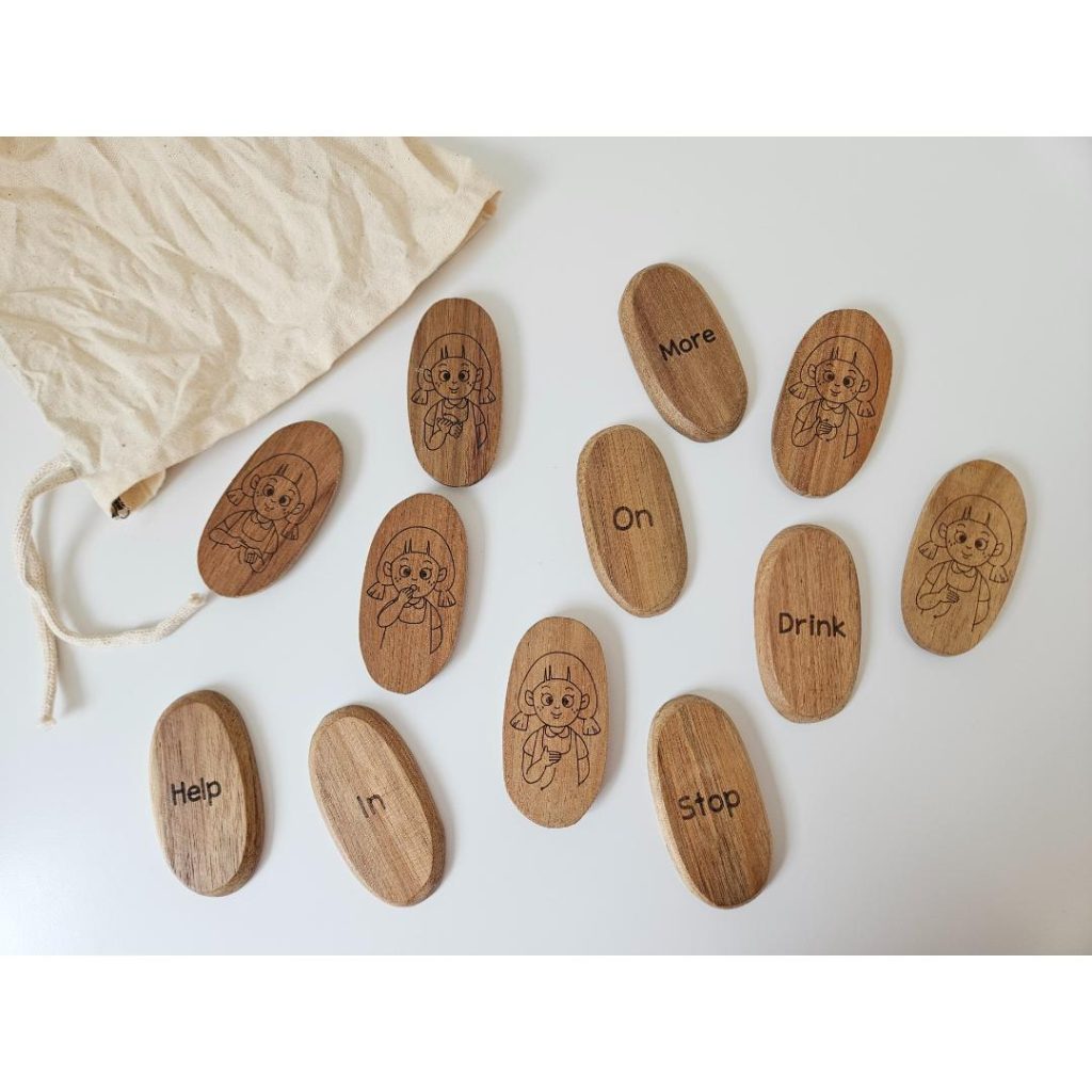 Sign Language Basic Words - Set of 12 - Step4