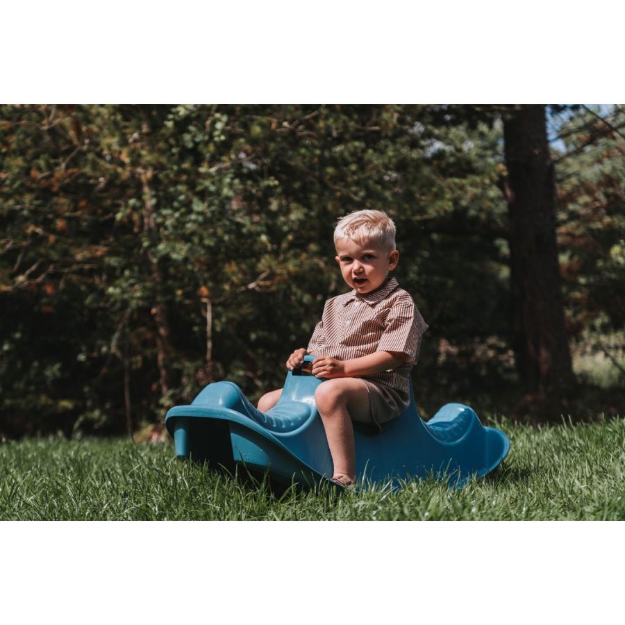 Dantoy Blue Marine Toys 3 Seater Whale Rocker - Step4