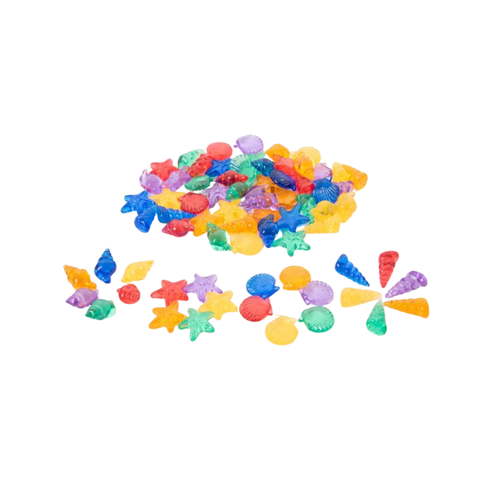 Translucent Shell Counters (72pcs) - Step4