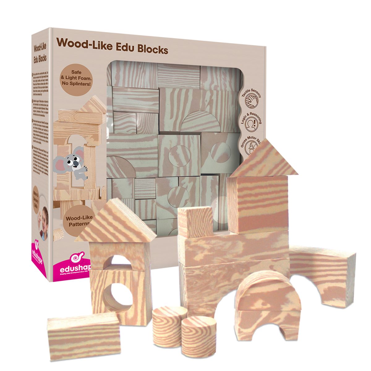 Wood-Like Blocks (80pcs) - Step4
